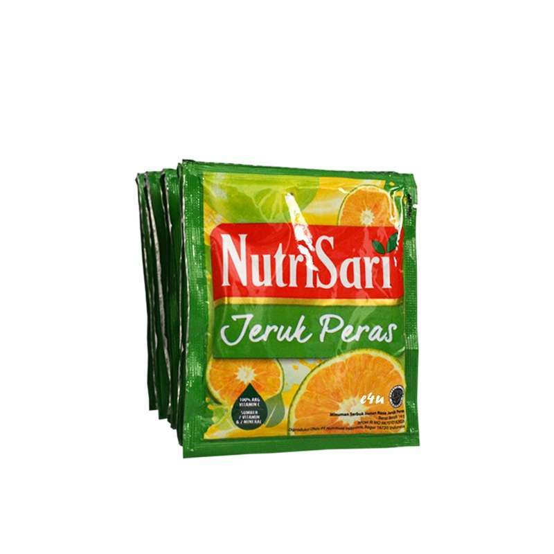 Promo NutriSari Rasa Jeruk Peras [10 Sachet / Nutri Sari] Diskon 6% di ...