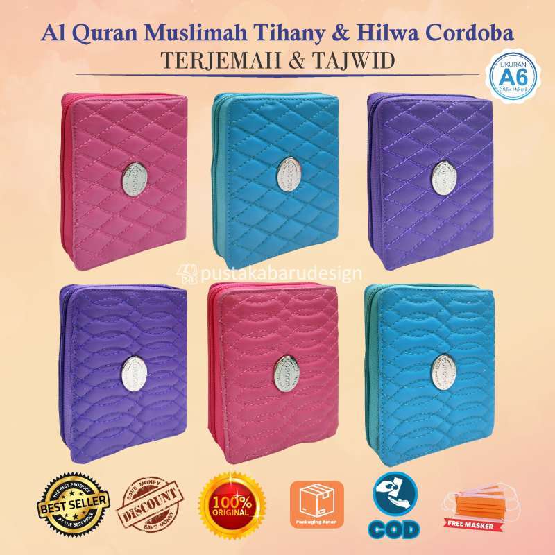 Jual Al Quran Terjemah Tajwid Alqurak Kecil Saku Mini Quran Wanita ...