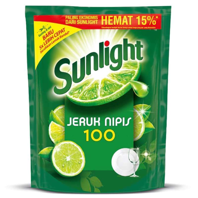 Promo Sunlight sabun cuci piring jeruk nipis 910ml Diskon 9% di Seller ...