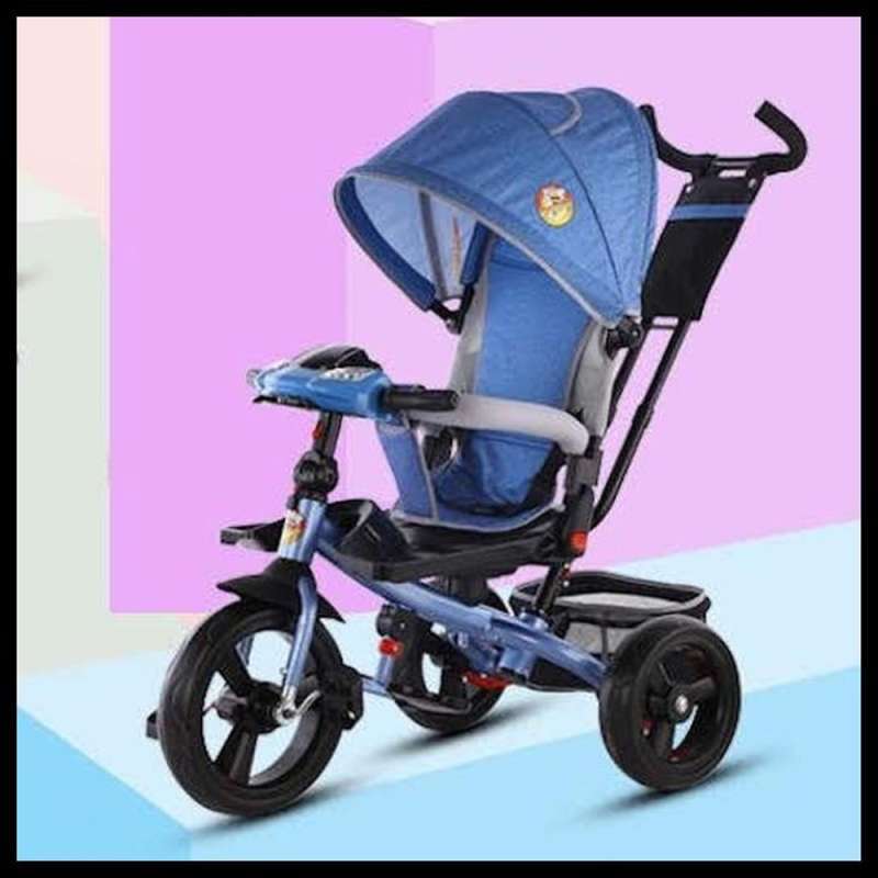 Jual Pacific Baby 5099 Tricycle Stroller Sepeda - Blue di Seller istana ...