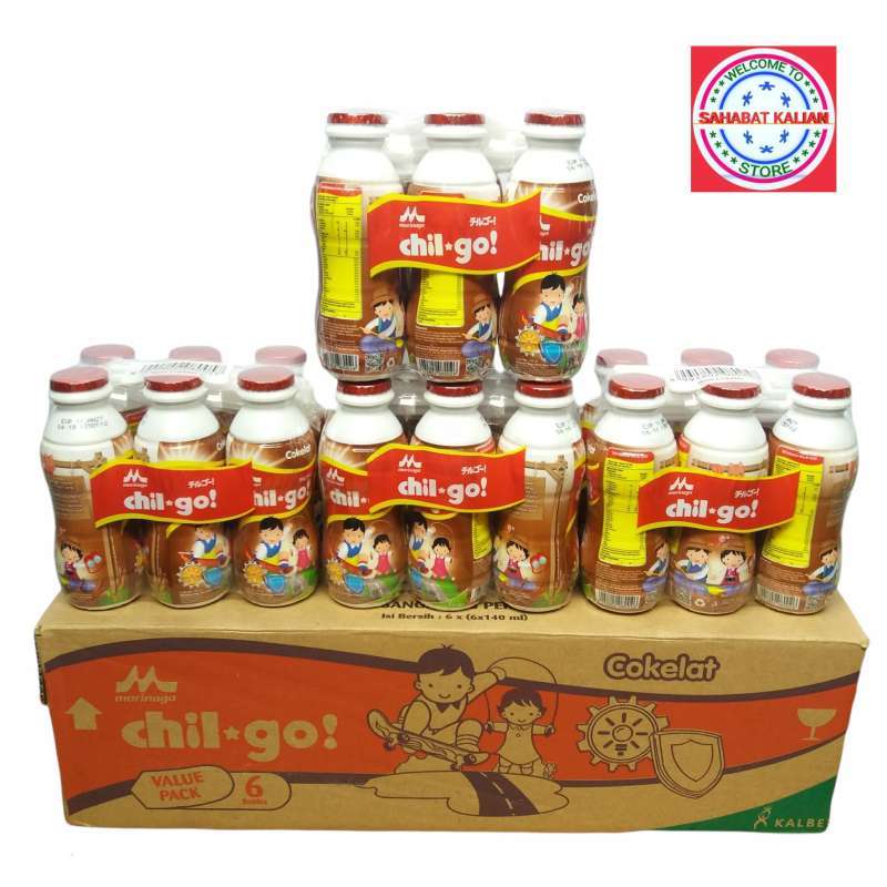 Jual Morinaga Chil Go Cokelat Susu UHT [140 mL/ 1 karton/ 36 Pcs] di ...