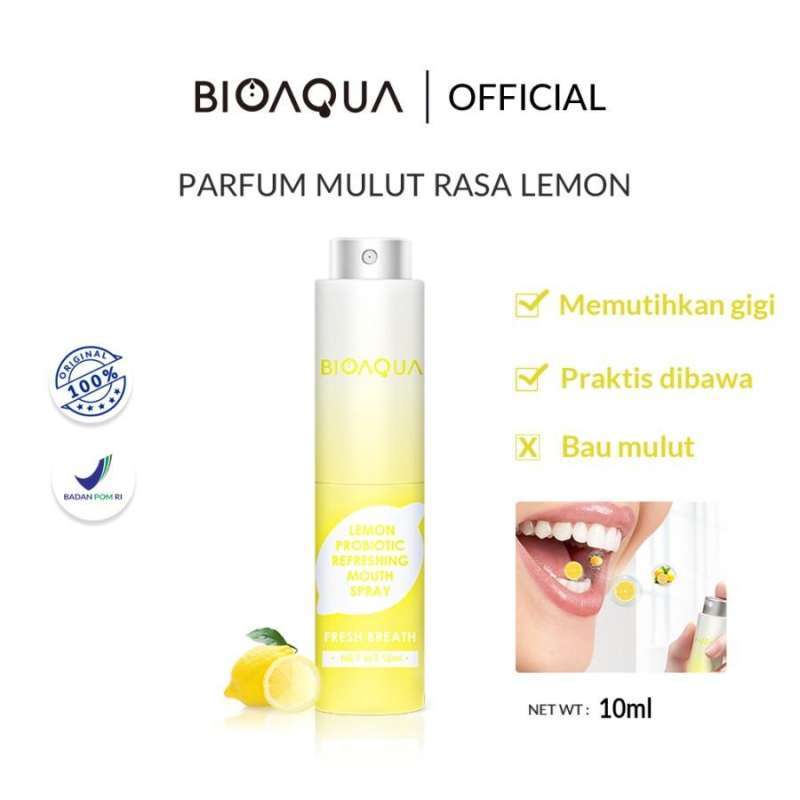 Jual BIOAQUA Mouth Spray 10ml Probiotic Refreshing Parfum Mulut fresh ...