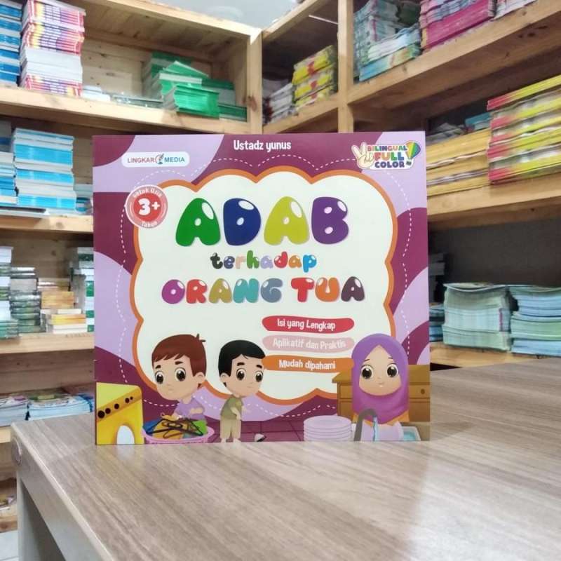 Jual Buku Anak Seri Mengenal ADAB Islami Bilingual 2 bahasa Full Color ...