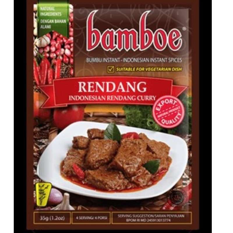 Jual Bumbu Bamboe Rendang Di Seller Toko 168 - Dewi Christina Janjian ...