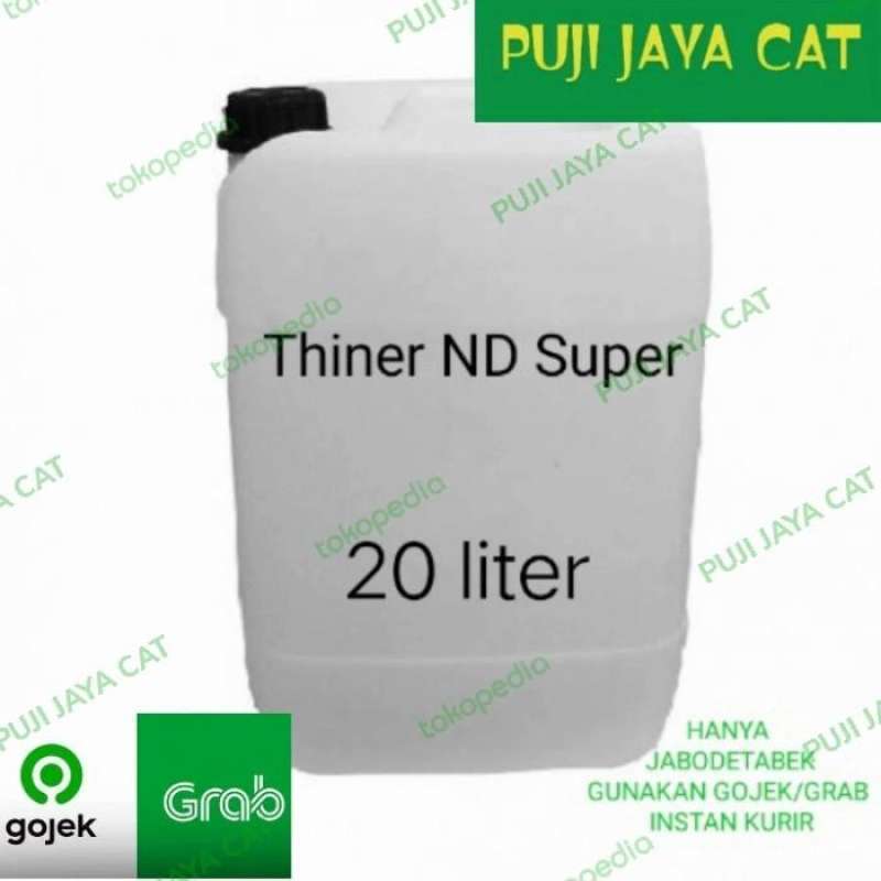 Jual Thinner Thiner Tiner Nd Super Isi 20 Liter ( 1 Jrigen ) + Jerigen ...