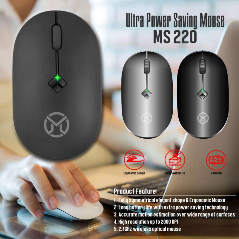 Jual Mediatech MS 220 Ultra Power Saving Mouse Wireless [50065] di ...