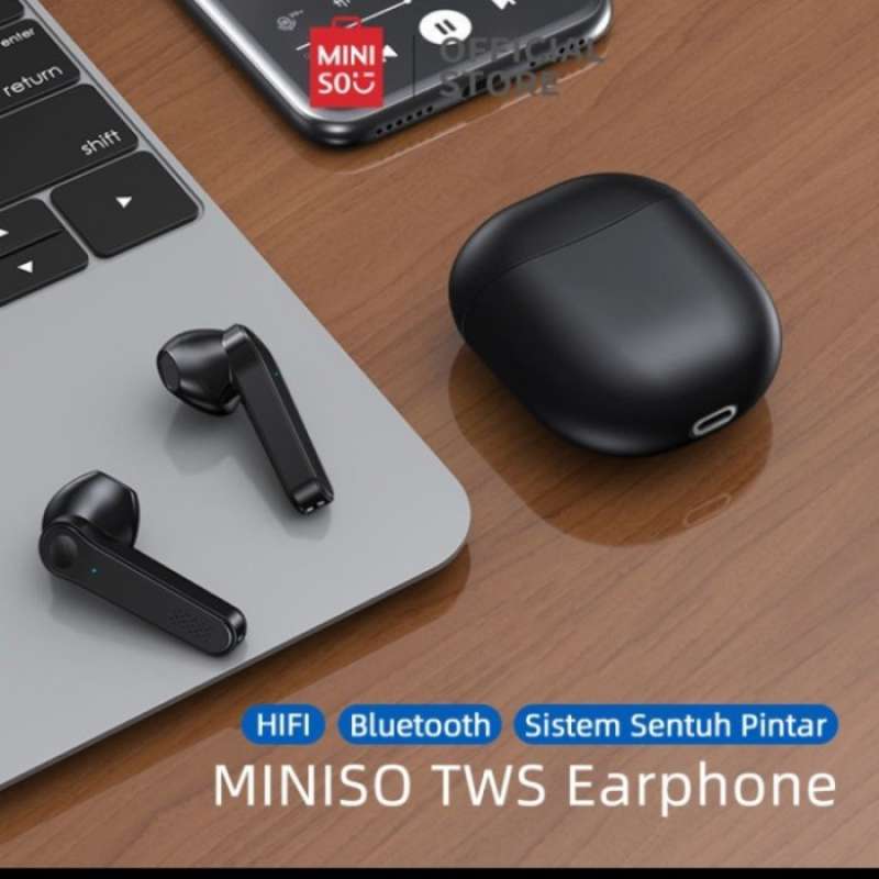 Promo miniso earphone bluetooth tws Diskon 23% di Seller Gawai.in Store ...