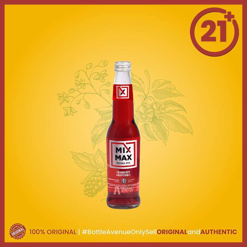 Jual MIX MAX Cranberry Minuman Alkohol [275 mL] di Seller Bottle Avenue ...