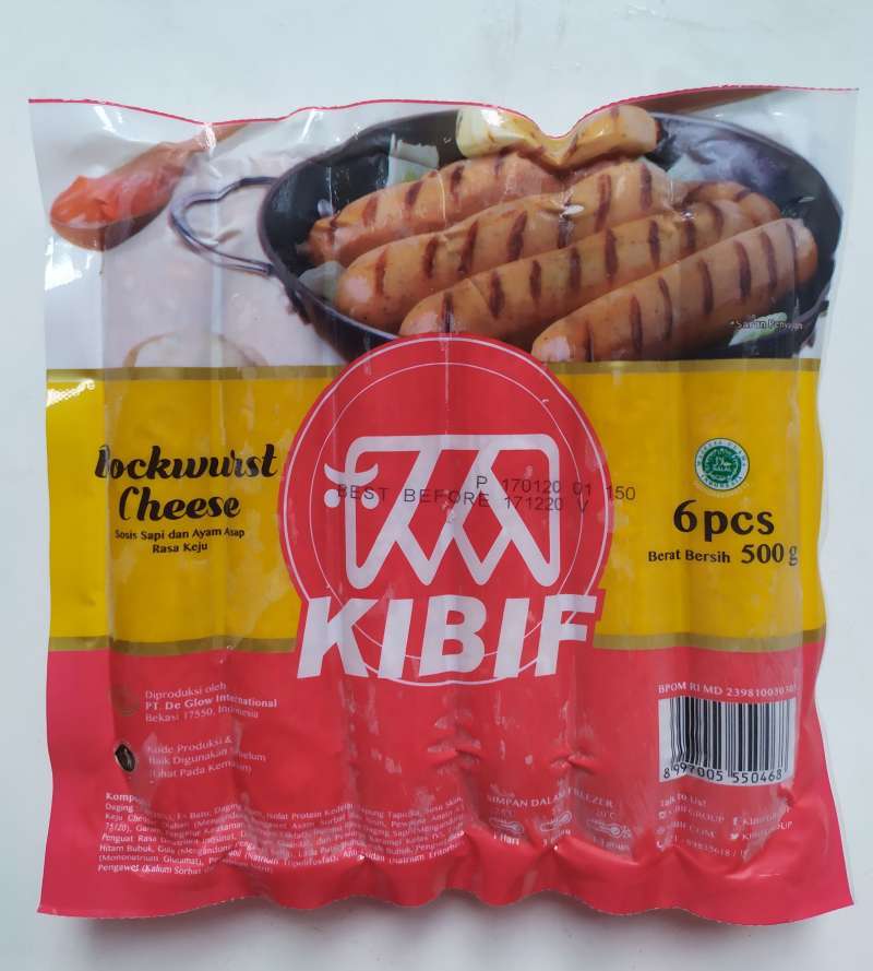 Jual Kibif Bockwurst Sosis Sapi Cheese [500 G] Di Seller Arcelia Store ...