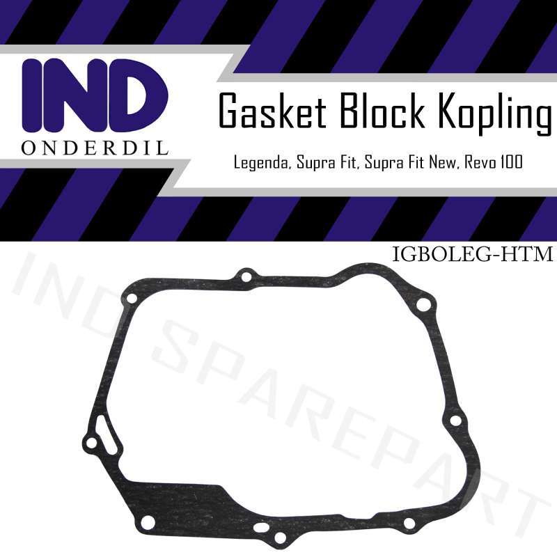 Jual IND Onderdil Gasket Packing-Paking Block-Blok Kopling-Kupling Hitam Legenda & Supra Fit ...