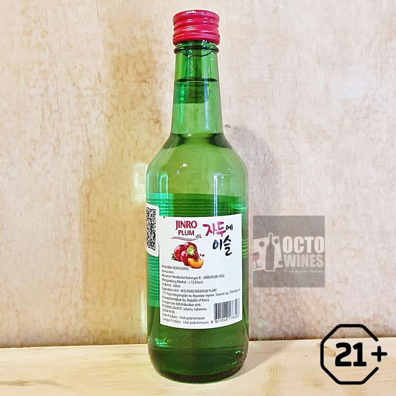 Jual Original Asli Ori Soju Jinro Chamisul Rasa Buah Plum Khas Korea ...