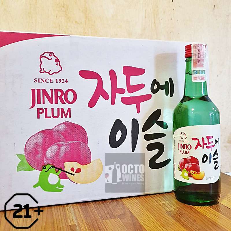 Jual Original Asli Ori Soju Jinro Chamisul Rasa Buah Plum Khas Korea ...