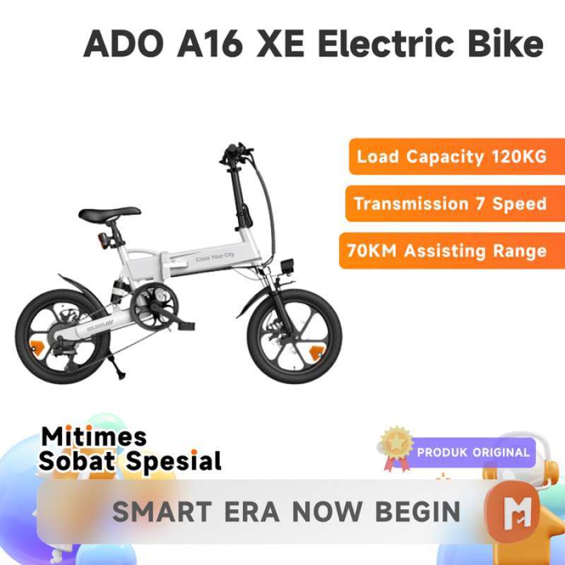 Jual Ado A16 Xe Ebike-16 Inch Folding Electric Mountain Bike Di Seller Yesen Store Tick - Tegal ...