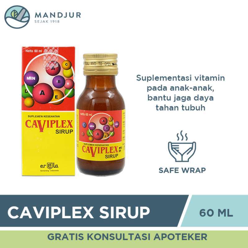 Jual Caviplex Sirup 60 ML - Suplementasi Vitamin Anak di Seller Apotek ...