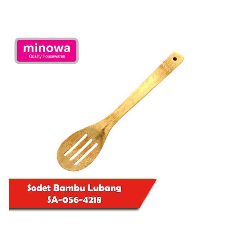 Promo Minowa Sendok Bambu / Sodet Bambu - SA-003-4149-SENDOK Diskon 7% di Seller Minowa Store ...