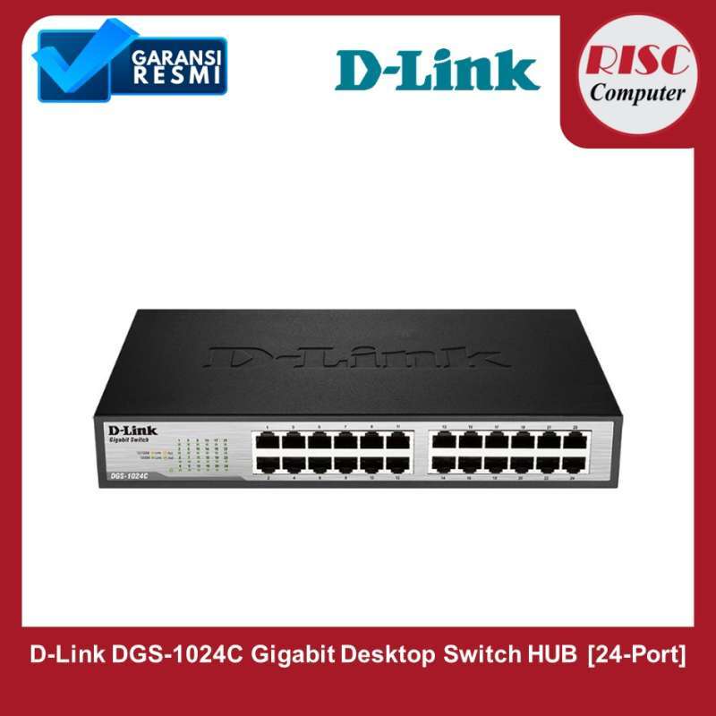 Promo D-Link DGS-1024C 24-Port Gigabit Switch HUB (Metal) Diskon 13% di ...