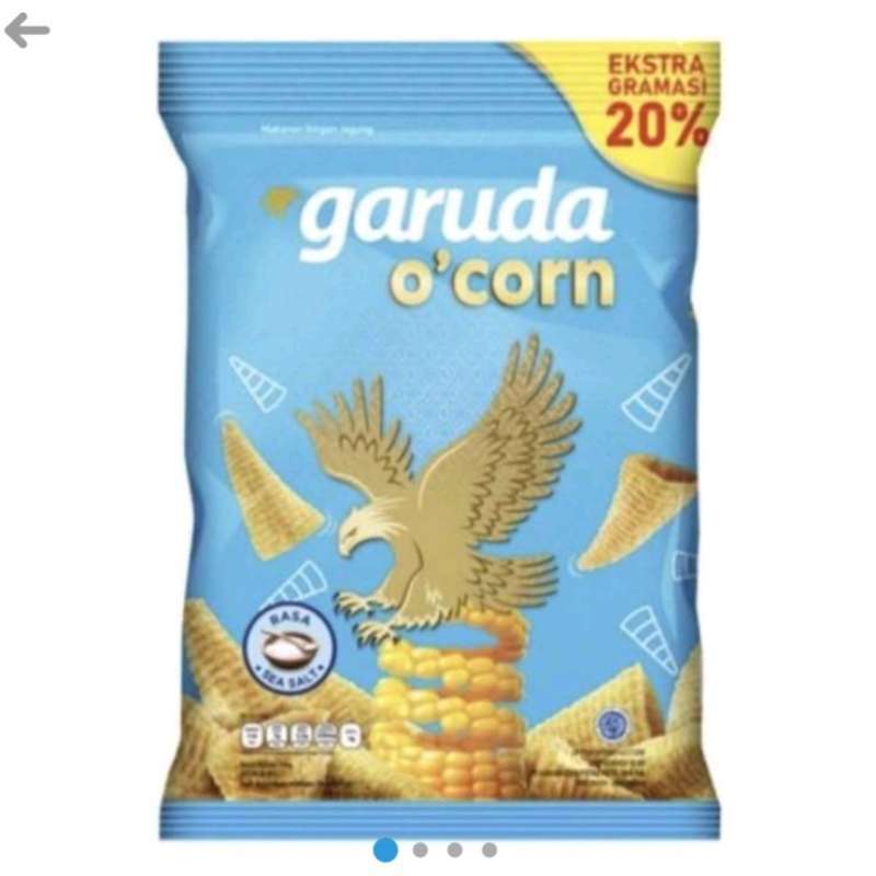 Jual GARUDA Potato BBQ 60gr / GARUDA O'Corn Sea Salt 80gr/Snack Garuda ...