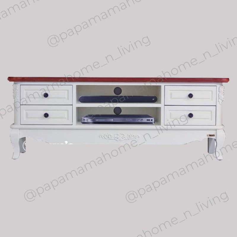 Jual Buffet TV MInimalis Putih - Meja TV 130 cm Murah - TV Cabinet ...