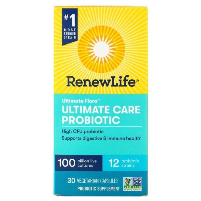 Jual Renew Life Ultimate Care Probiotic 100 Billion 30 Capsules di ...
