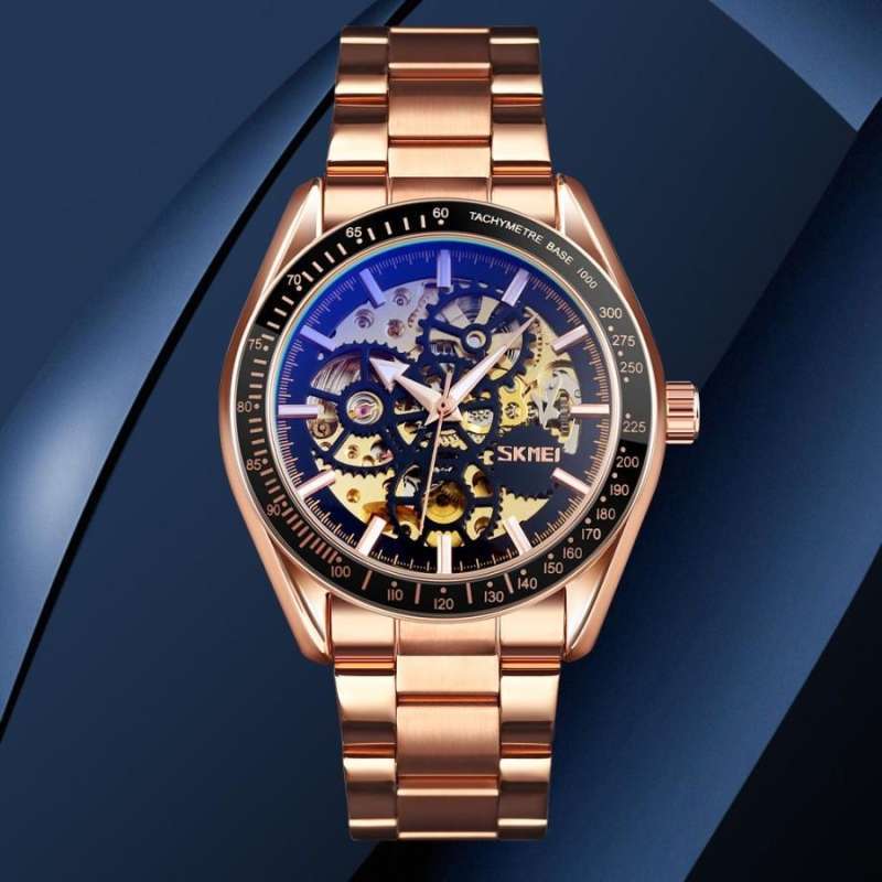 Jual Skmei Jam Tangan Mechanical Pria Automatic Movement - 9194 ...