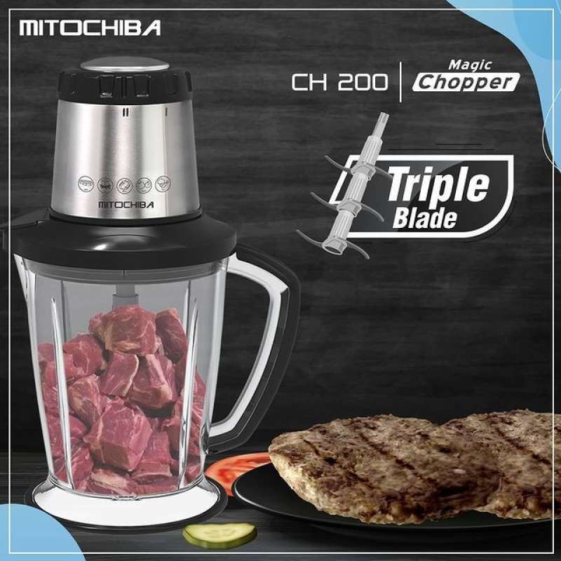 Jual Mitochiba CH200 Magic Chopper CH-200 Kapasitas 2 Liter Triple ...