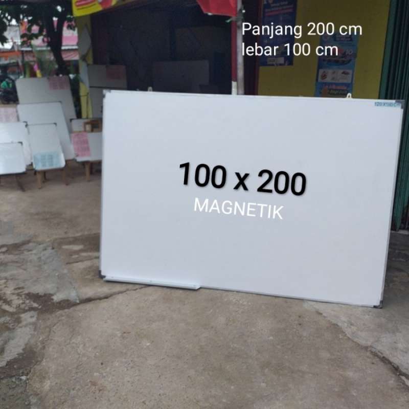 Jual Whiteboard 200 X 100 Papan Tulis Sekolah Kantor di Seller Mahanani ...