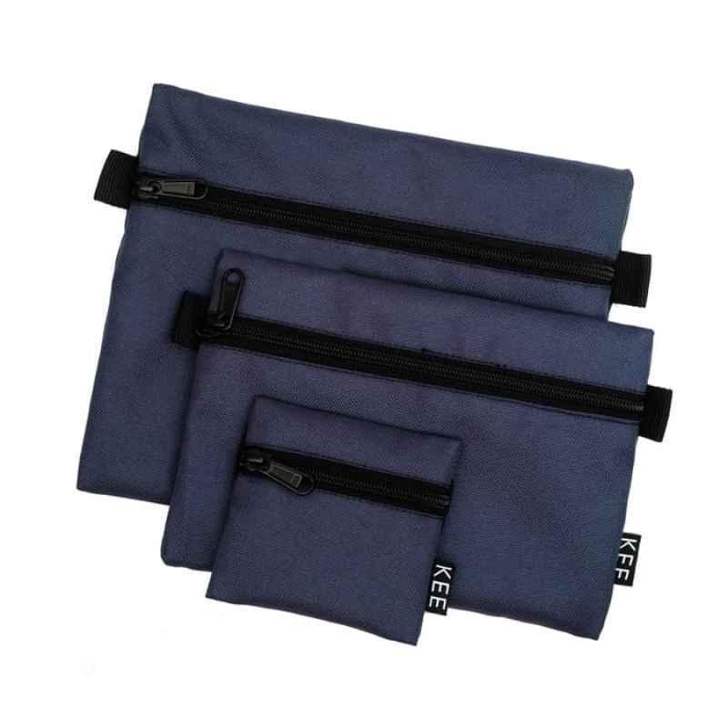 Jual KEE Pouch Set Travel Organizer Mono Edition Navy di Seller Red ...
