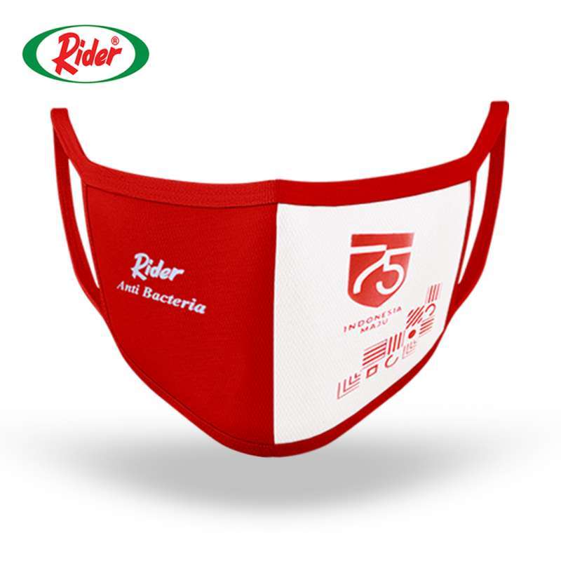 Jual Rider Masker Merah Putih (edisi Kemerdekaan) Isi 5pcs - Logo 1 Di ...