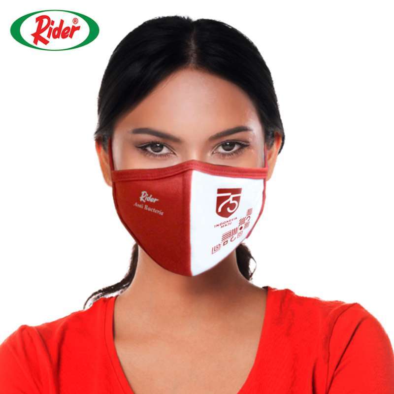 Jual Rider Masker Merah Putih (edisi Kemerdekaan) Isi 5pcs - Logo 1 Di ...