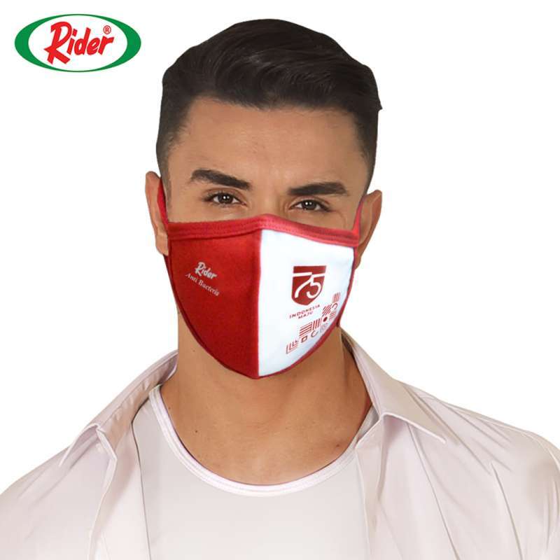Jual Rider Masker Merah Putih (edisi Kemerdekaan) Isi 5pcs - Logo 1 Di ...