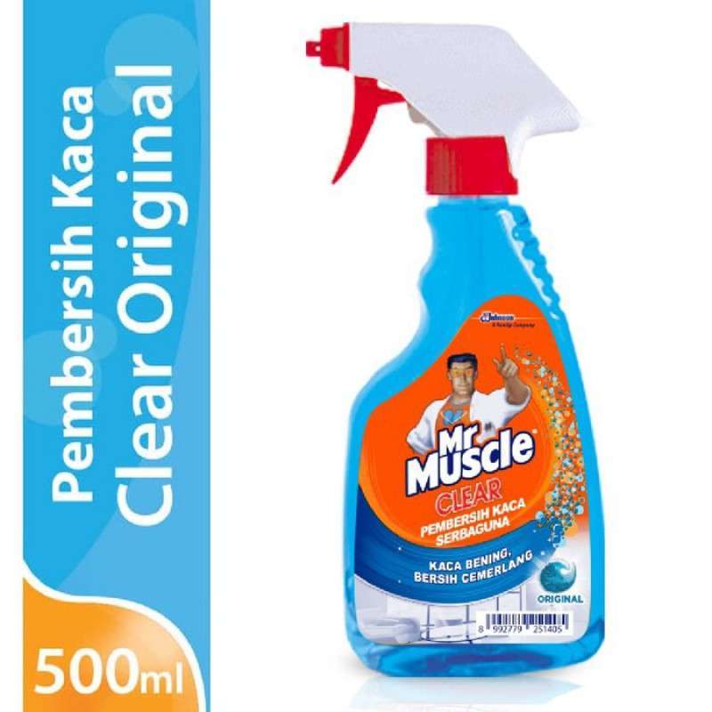 Jual Mr Muscle Glass Cleaner Spray Pembersih Kaca 500ml - Clear ...