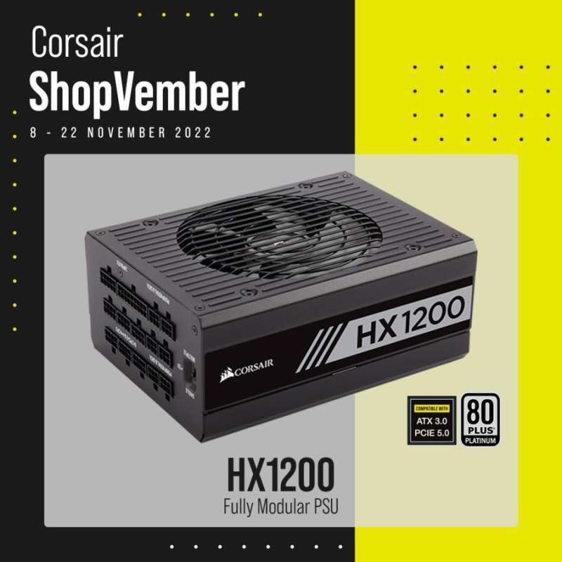 Jual Corsair Hx Series Hx1200 1200 Watt 80 Plusâ® Platinum Fully ...