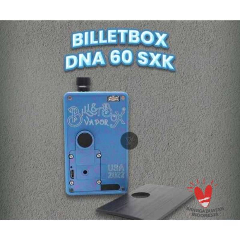 Jual SXK Billet Box Evolv DNA60 NEW Splatter Blue / BilletBox BB DNA 60 ...
