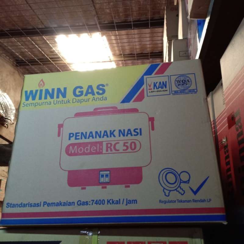 Promo RICE COOKER WIN GAS R50 KAPASITAS 10 LITER PENANAK NASI BERBAHAN ...