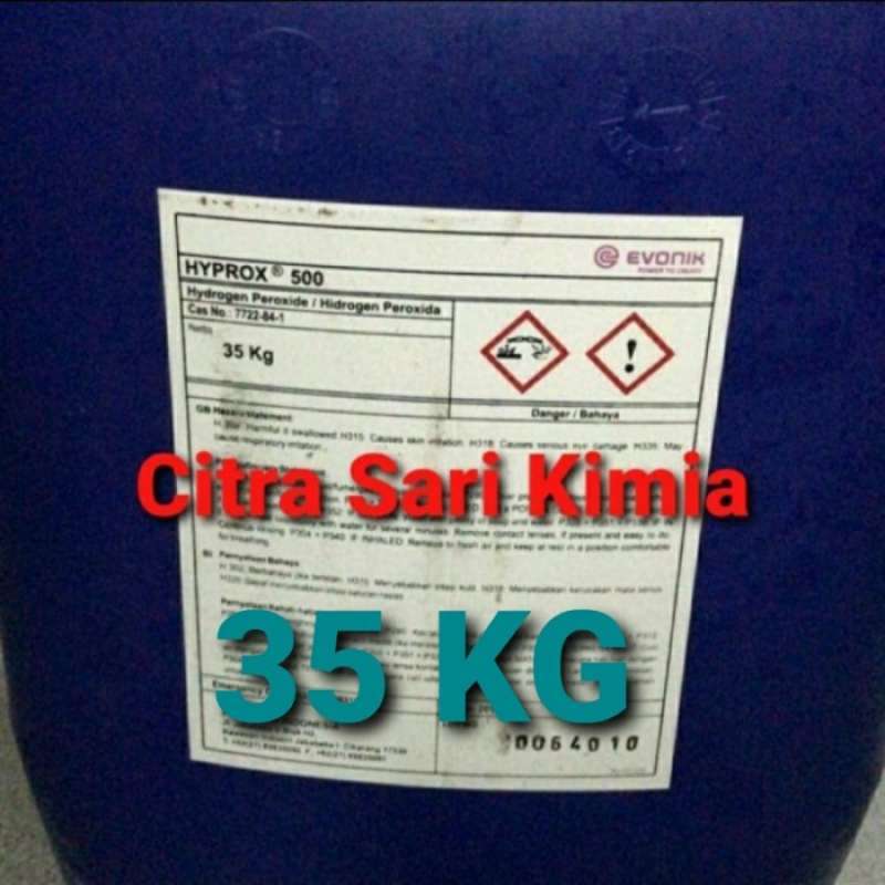 Promo Hidrogen Peroksida / H2O2 / Hydrogen Peroxide 1 Pail 35 Kg Diskon ...