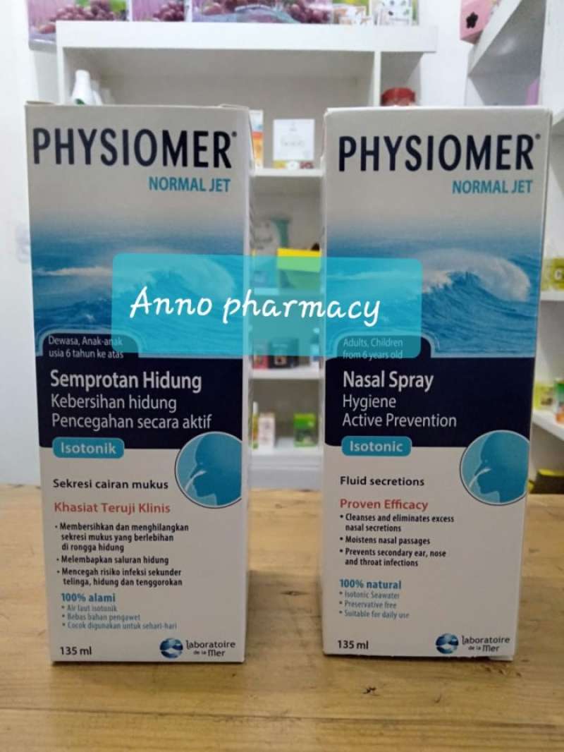 Promo Physiomer normal jet nasal hygiene 135 ml dulu Respimer normal ...