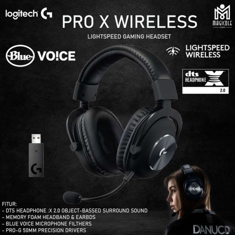 Promo Logitech PRO X Wireless Lightspeed Gaming Headset Diskon 50% di ...