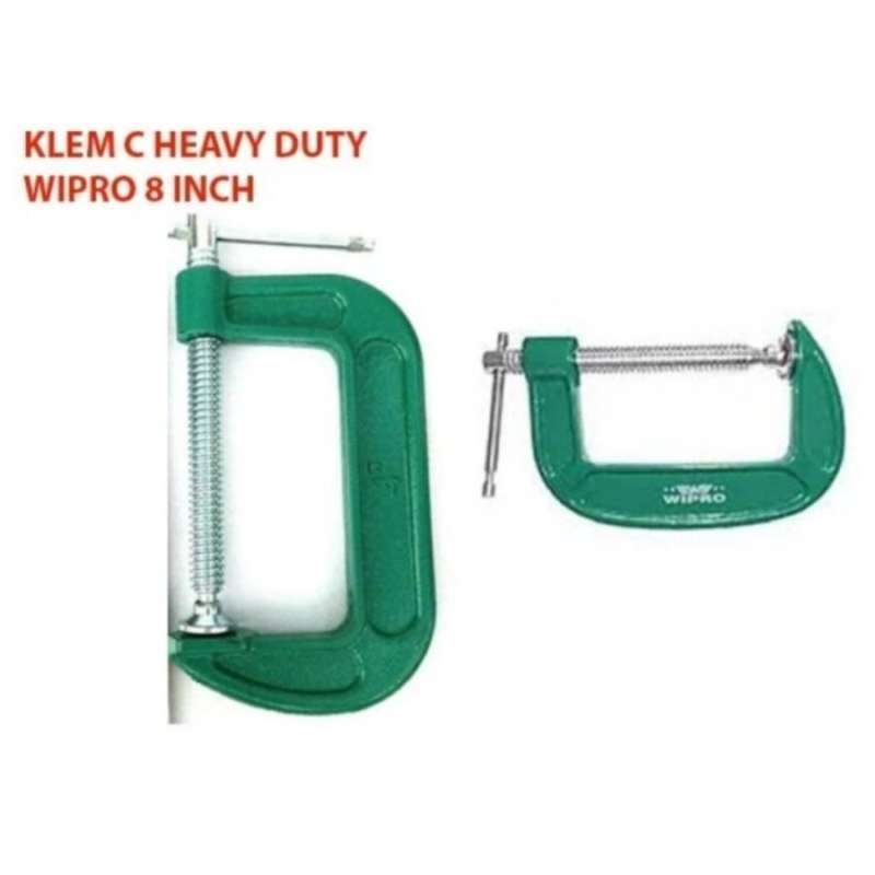 Jual G Clamp Catok Besi 8 Inch Klem C 8 Klem Penjepit Clamp C Wipro Di ...