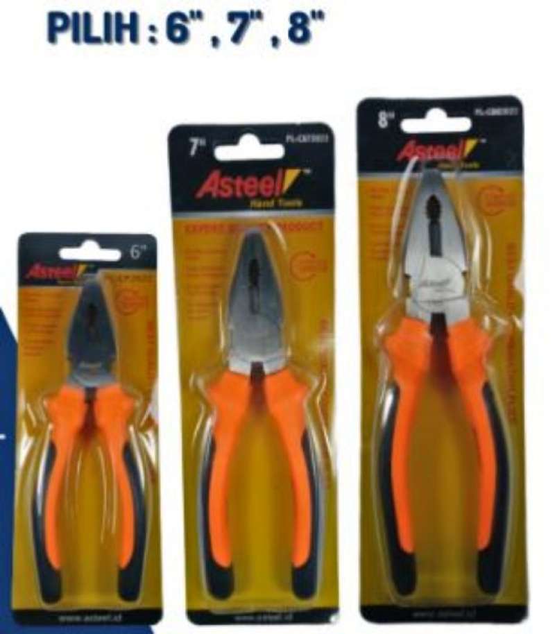 Jual Alat Perkakas Tang Kombinasi / Plier 6/7/8 Inch Ergonomis Di ...