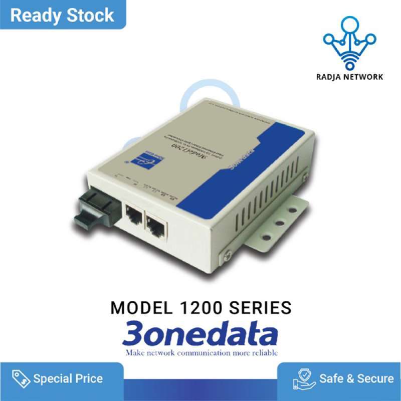 Jual Media Converter 3onedata Mc1200 Fast Ethernet (2port) - Sm-single Mode Di Seller Radja ...