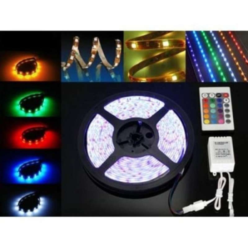 Jual Lampu Led Strip Rgb /led 5050 Ip 65 Mata Besar Remote Control Di Seller Thunder Store ...