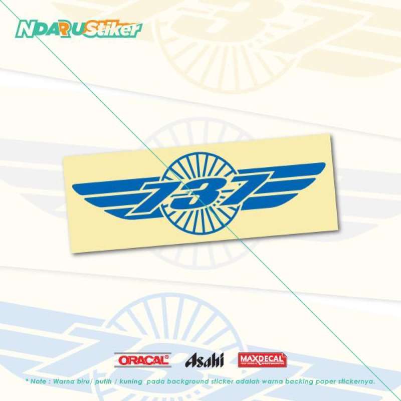 Jual Sticker Boeing 737 Turbin Wing | Boeing 737 | Sticker Aviation di ...