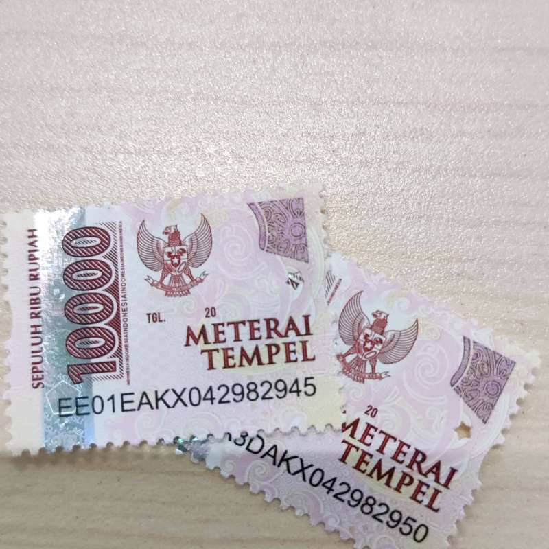 Jual Materai Tempel 10 Ribu Original Harga Termurah Mei 2024 | Blibli