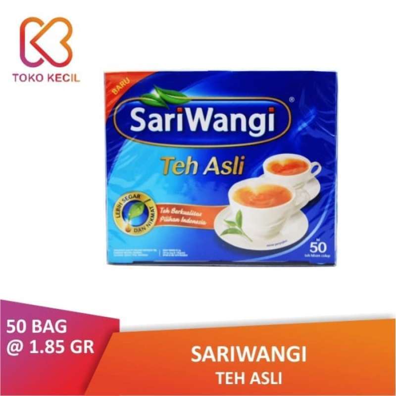 Jual [BOX] Sariwangi Teh Celup Asli 50 Bag di Seller Toko Kecil ...