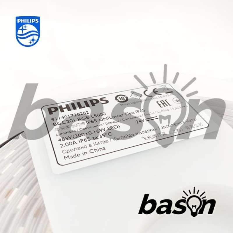 Jual Philips Led Strip Bgc201 Ip65 Rgb 480lm/m 5meter 24volt ...