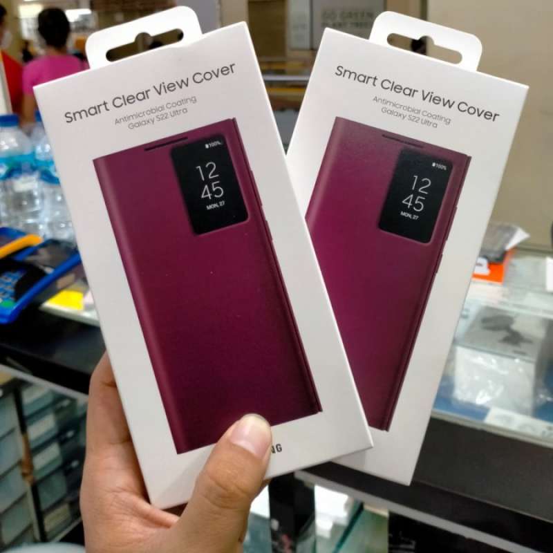 Promo Samsung Galaxy S22 Ultra 5G Smart Clear View Cover - Original Diskon 21% di Seller CSC ...
