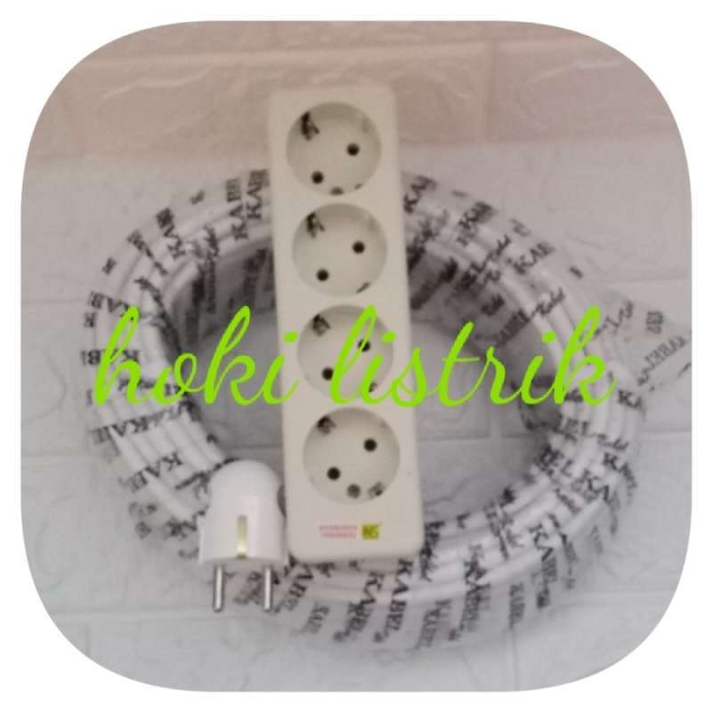 Promo Kabel Extension 30 Meter 1 2 3 4 5 6 Lubang / Kabel Rol 2X1,5 ...