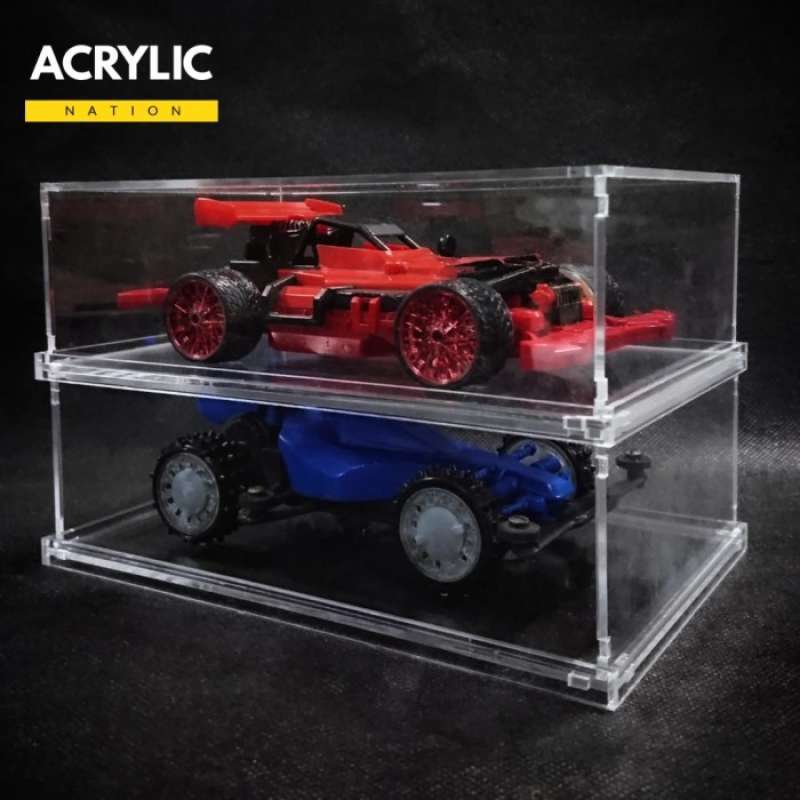 Promo Box Akrilik Acrylic Tamiya Mini 4Wd 1/32 Diskon 23% di Seller ...