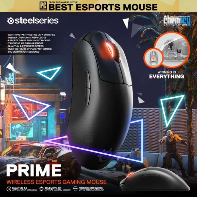 Promo Steelseries Prime Wireless Pro Series Gaming Mouse Diskon 50% Di ...