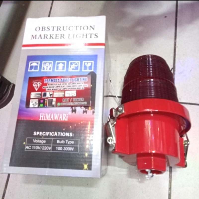 Jual Obstruction Marker Lights/lampu Menara E27 Glass Type 9898 Di ...